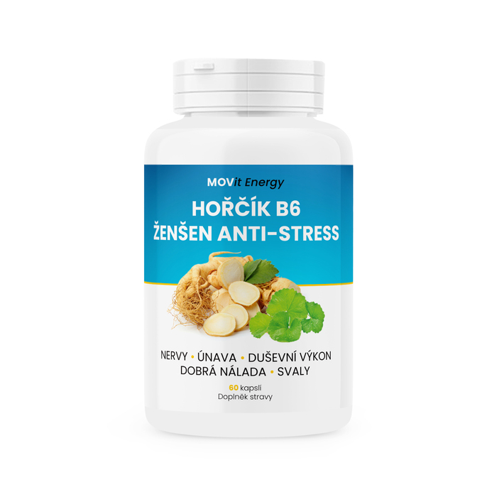 Magnesium B6 Ginseng Anti-stress, 60 caps.